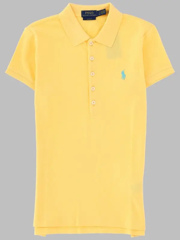 Polo Ralph Lauren Slim Fit Short Sleeve Polo Shirt - Yellow