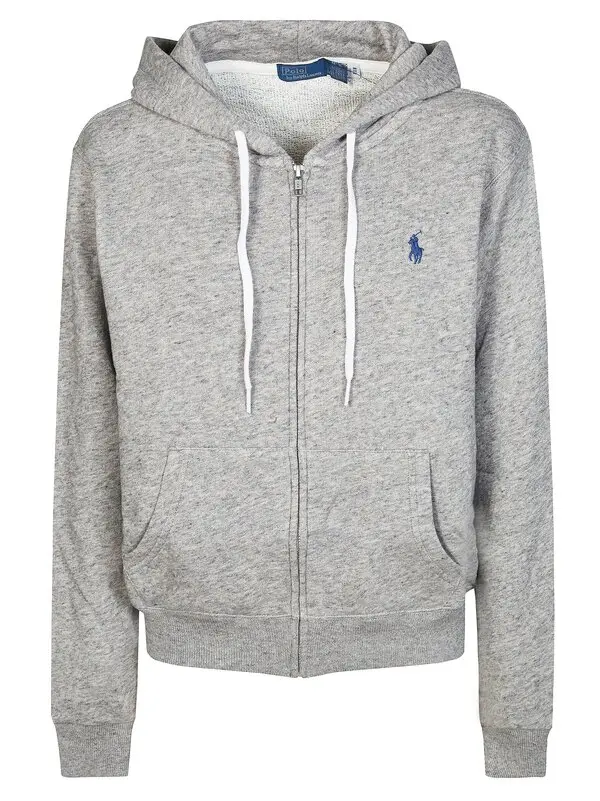 Polo Ralph Lauren Full Zip Hooded Sweatshirt - Grigio