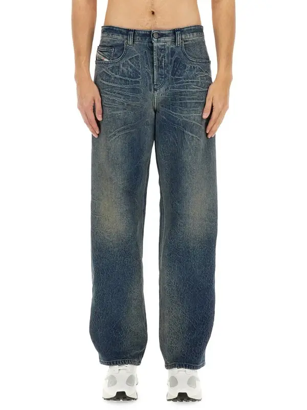 DIESEL® D-macro-fsg1 Relaxed Fit Jeans - Denim