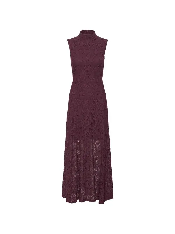 ROTATE BY BIRGER CHRISTENSEN High Neckline Mini Dress - Rosso