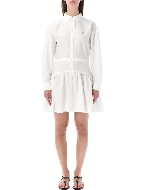 Polo Ralph Lauren Cotton Shirt Dress - White