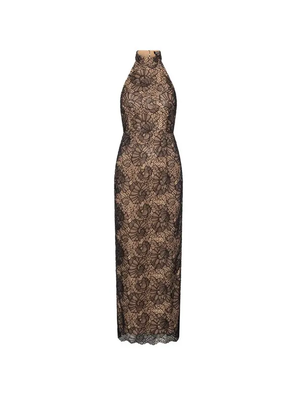 ROTATE BY BIRGER CHRISTENSEN Sleeveless Halterneck Mini Dress Size