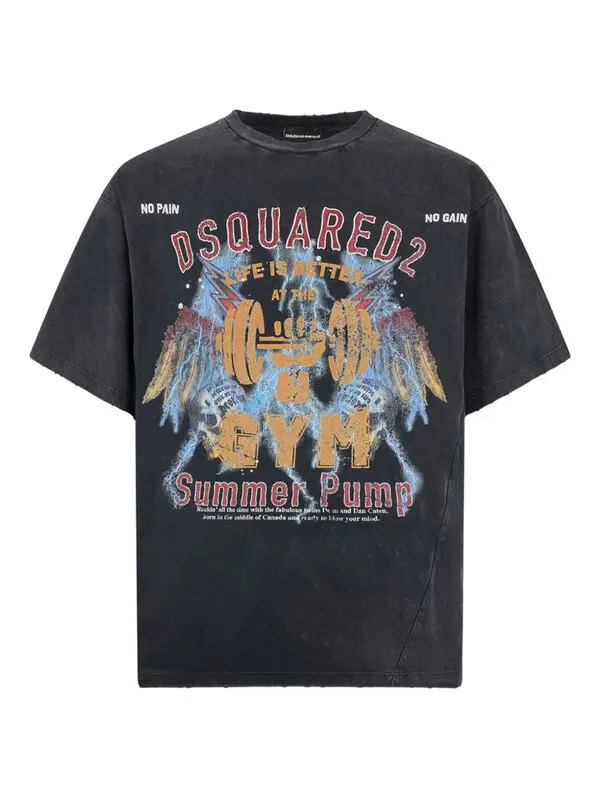 Dsquared2 Rock Wash Iron Fit T-shirt - Black