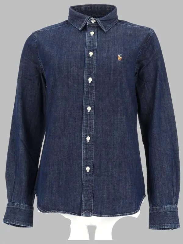 Polo Ralph Lauren Classic Cotton Logo Shirt - Denim