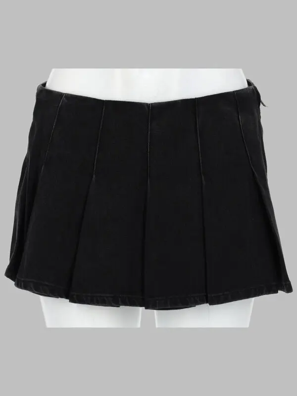 DIESEL® Pleated Mini Skort - Black