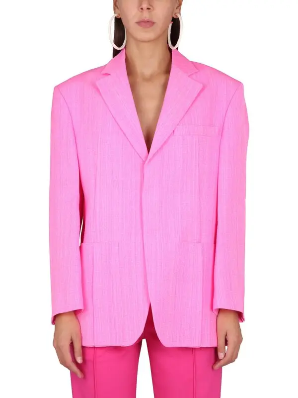 Jacquemus Mini Tailored Single-breasted Jacket - Pink