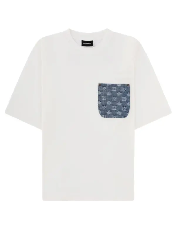 Dsquared2 Monogram Loose Fit T-shirt - White