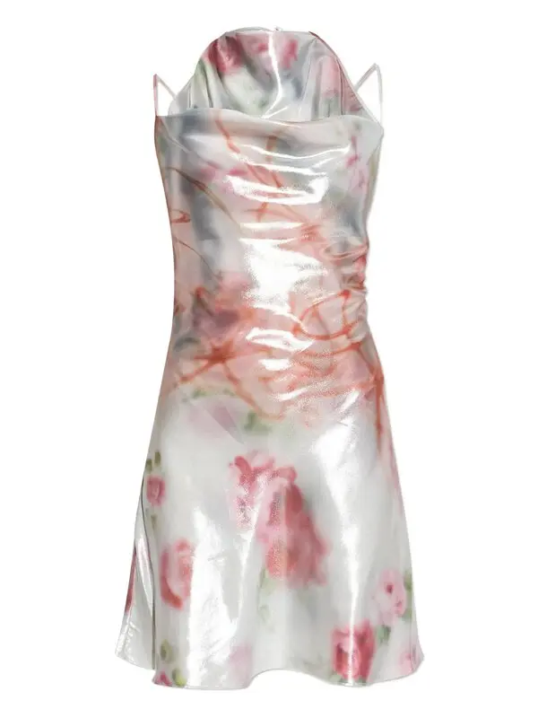 DIESEL® Slim Fit Mini Dress With Adjustable Neckline And Straps Size - Multicolour