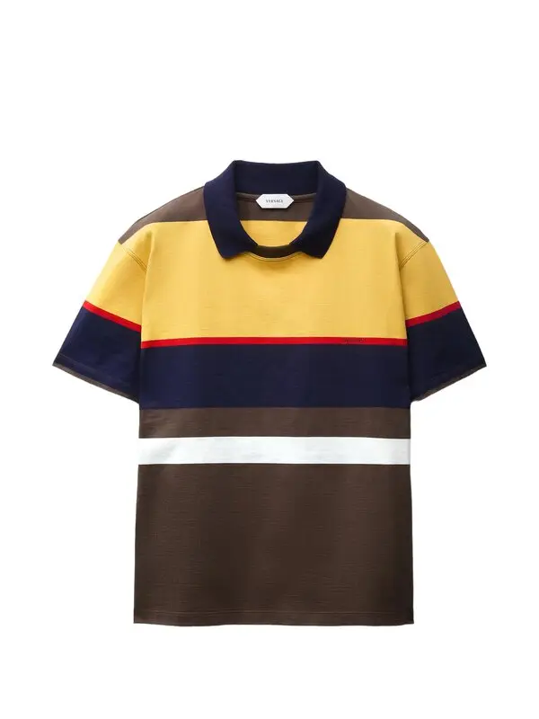 Versace Stylish Embroidered Logo T-shirt Size - Multicolour