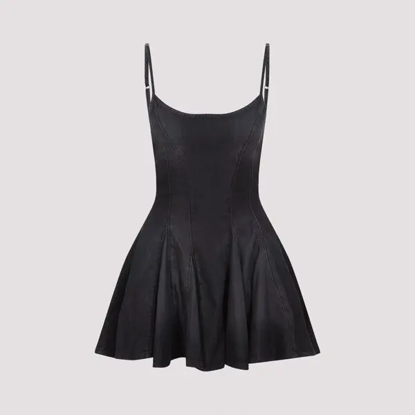 DIESEL® Denim Fit & Flare Mini Dress