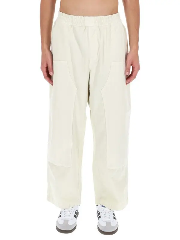 Carhartt Work In Progress Wide-leg Cotton Twill Work Pants - White