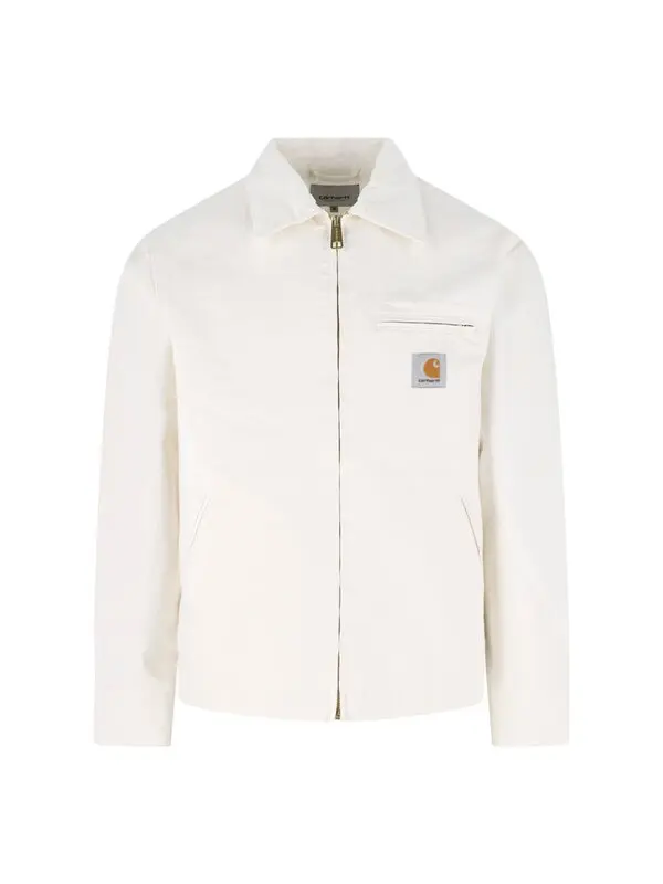 Carhartt Work In Progress Organic Cotton Detroit Jacket - White