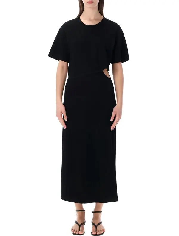 THE GARMENT Madison Cut Out Midi Dress - Black