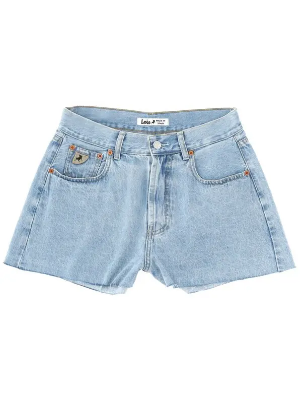 LOIS High-waisted Shorts - Denim