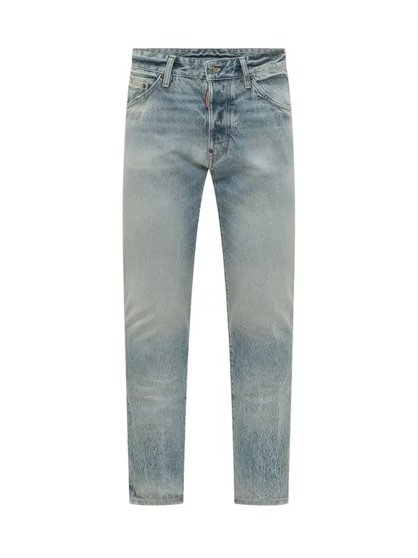 Dsquared2 Slim Effetto Sfumato Jeans - Blue