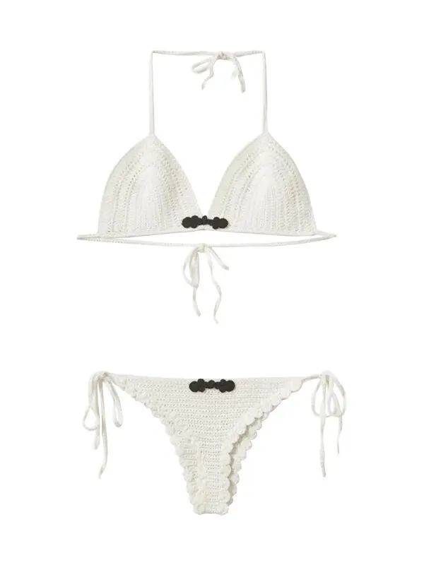 THE GARMENT Crocheted Bikini Set - Ivory