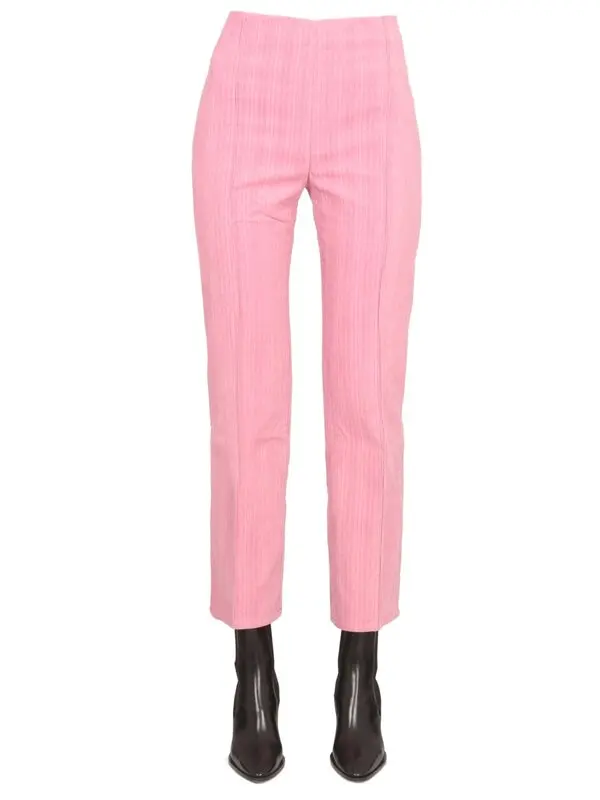 Baum Und Pferdgarten Striped Cotton Trousers - Pink