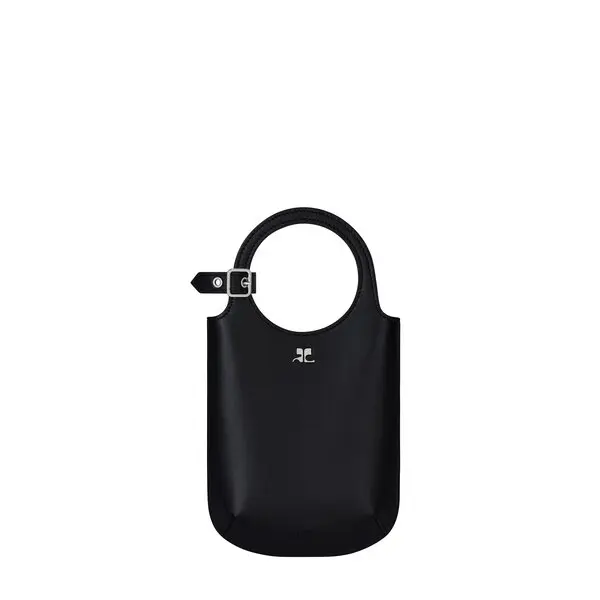 COURREGES Slim Handbag - Black
