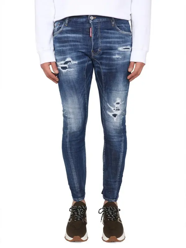 Dsquared2 Sailor Fit Distressed Jeans - Blue