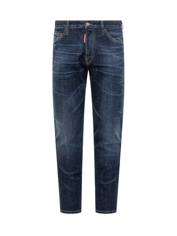 Dsquared2 Slim Fit Vintage Wash Jeans
