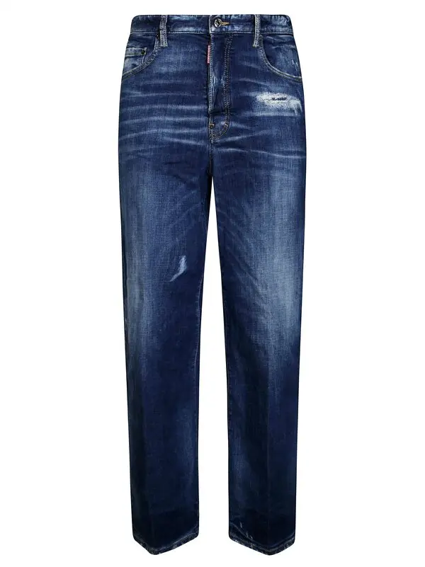Dsquared2 Distressed Straight Jeans