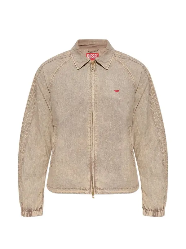 DIESEL® Modern Zip-front Jacket With Adjustable Hem