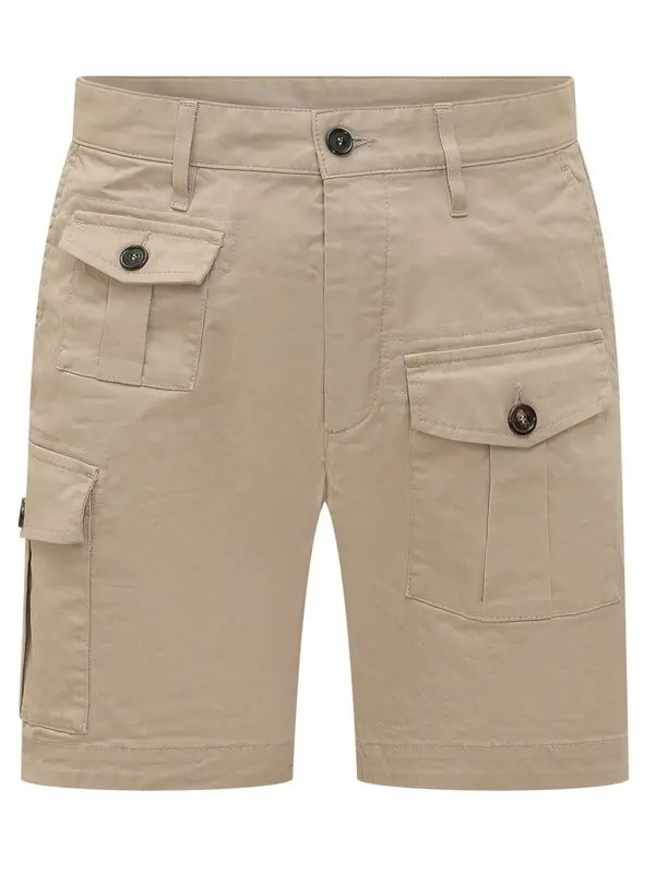 Dsquared2 Cargo Shorts With Tasche Applicate Summer Style