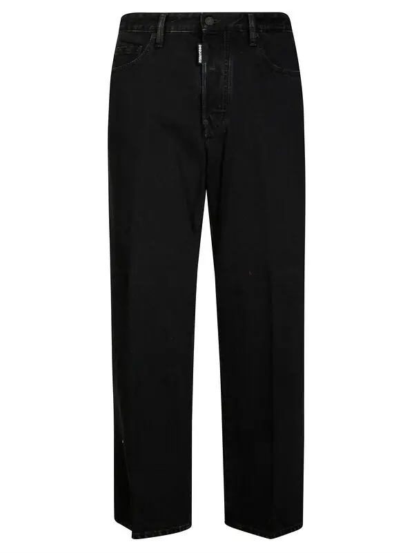 Dsquared2 Leather-patch Jeans