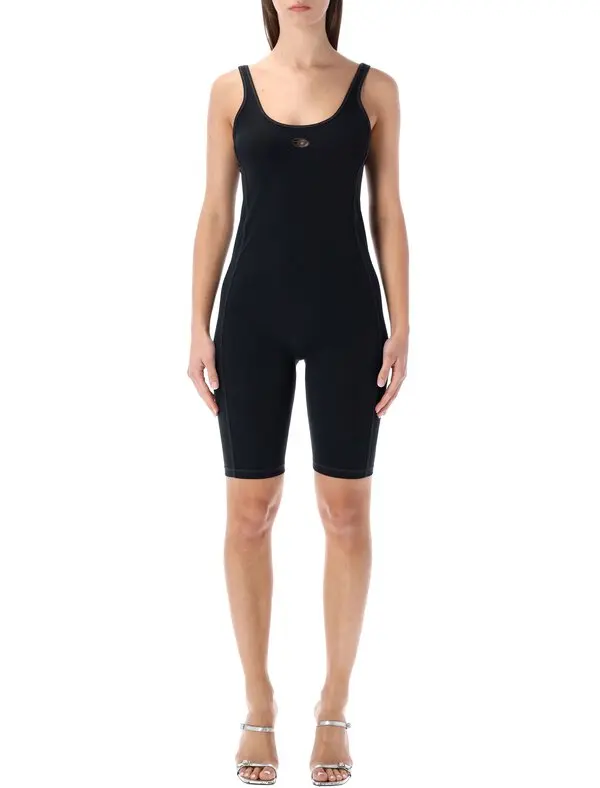 DIESEL® Fitted Technical Mini Jumpsuit