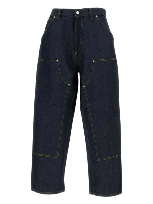 Carhartt Work In Progress Double Knee Work Pants - Blue