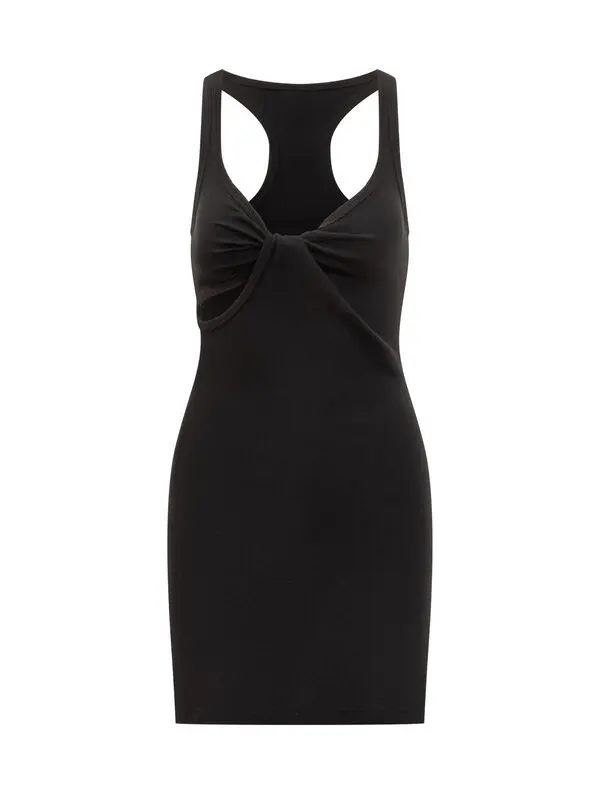 COURREGES Mini Twist Dress - Black