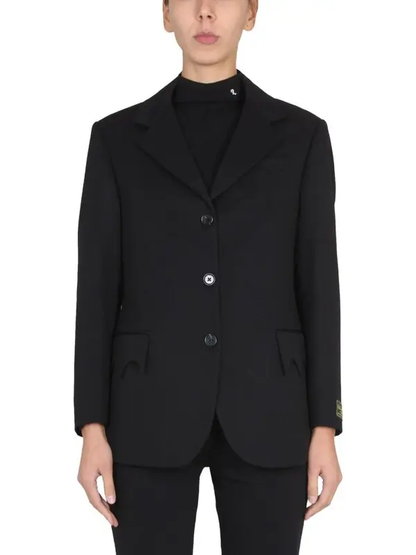 Raf Simons Single-breasted Notched Lapel Jacket