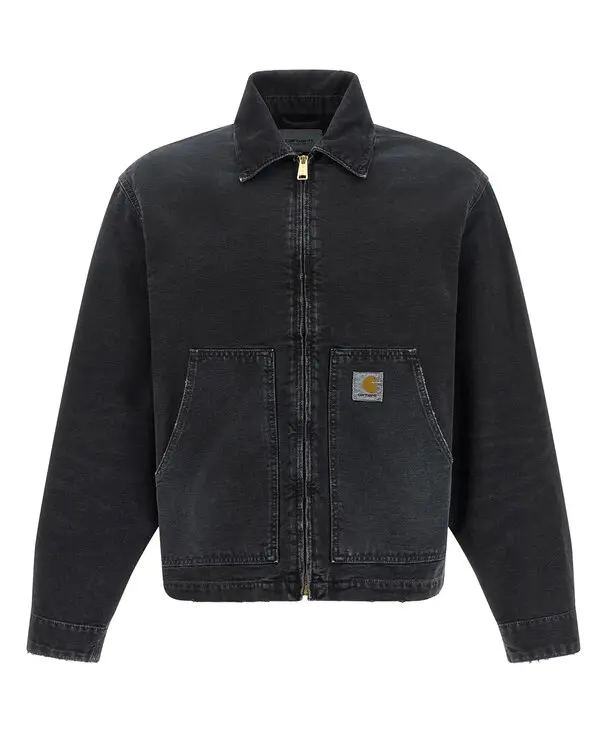 Carhartt Work In Progress Classic Organic Cotton Arcane Jacket For Edition - Black
