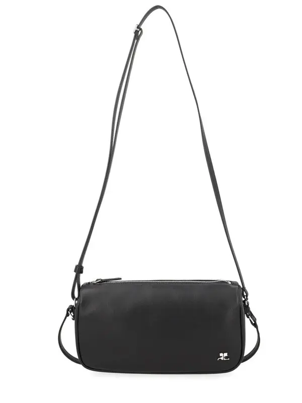 COURREGES Mini Shoulder Bag - Black