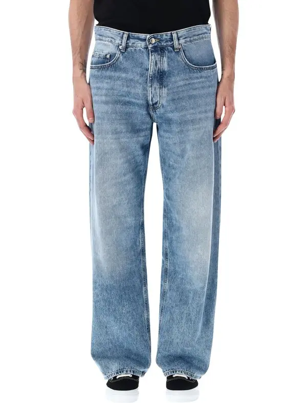ICON DENIM LOS ANGELES Low-rise Wide-leg Jeans - River