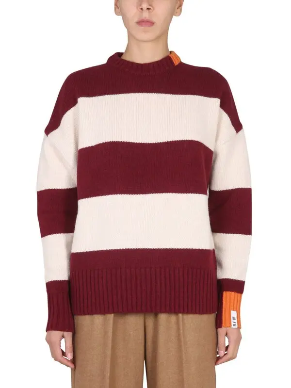 RIGHT FOR Cross-neck Rugby Sweatshirt