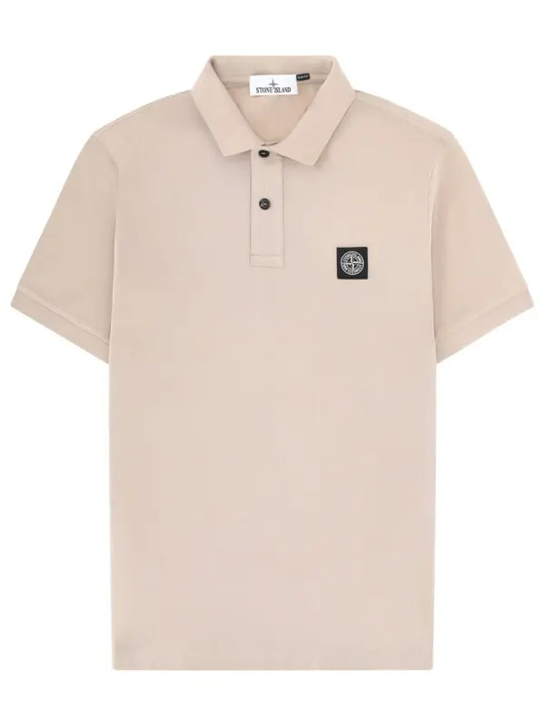 Stone Island Logo Polo Shirt Ss26 Collection