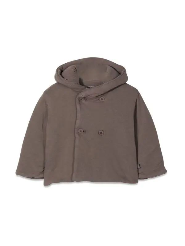TEDDY & MINOU Double-breasted Hooded Slipper - Brown