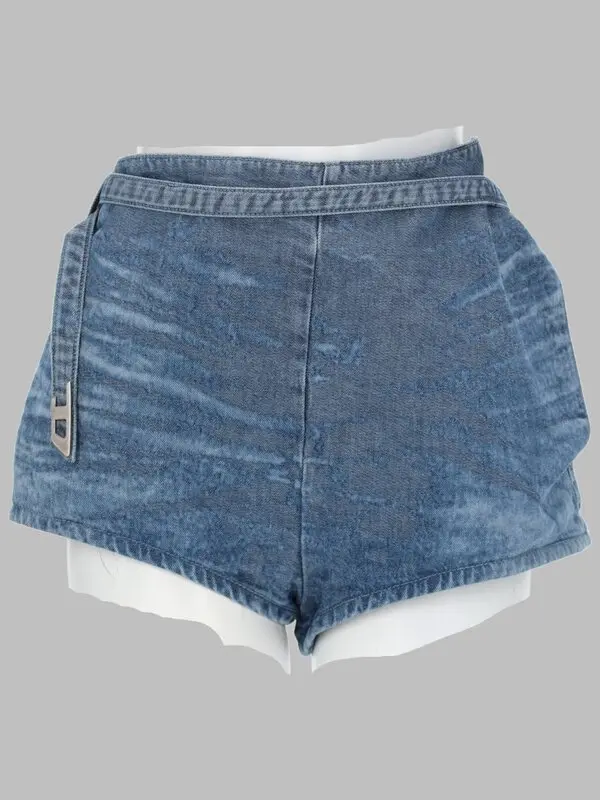 DIESEL® Wrap Mini Skort - Denim
