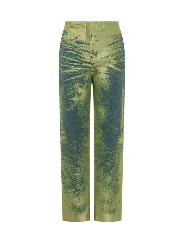 DIESEL® Straight Leg Abstract Print Trousers - 009