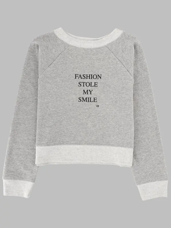Victoria Beckham Graphic Crewneck Sweatshirt