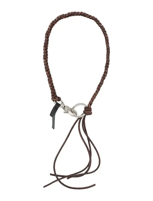 Our Legacy Mini Leather Keychain Accessory - Brown