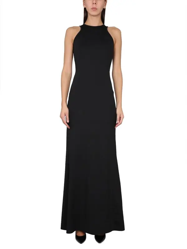Max Mara Maxi Slip Dress - Black