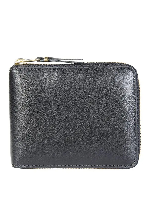 Comme Des Garçons Classic Leather Full Zip Around Wallet - Nero
