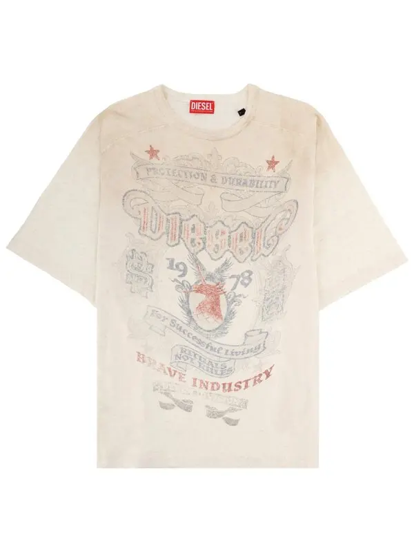 DIESEL® Eco-friendly T-shirt Alecand Edition - Beige