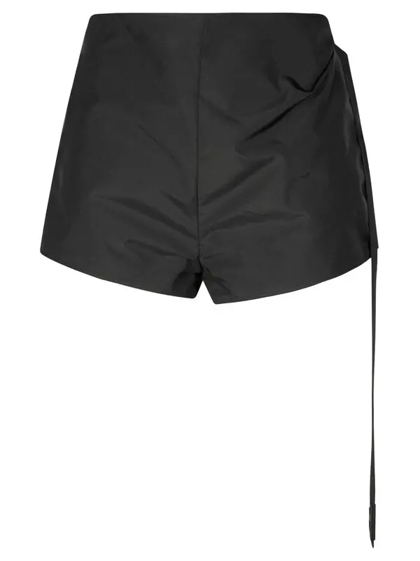 DIESEL® Taffeta Shorts With Wrap Effect