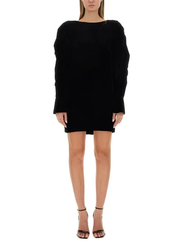 Nina Ricci Slim Fit Mini Dress - Black