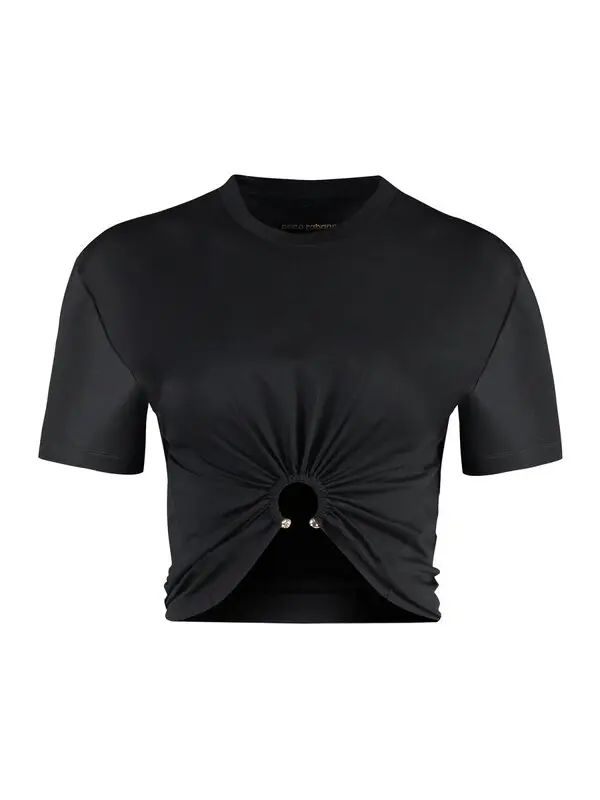 Rabanne Cotton Crew-neck T-shirt