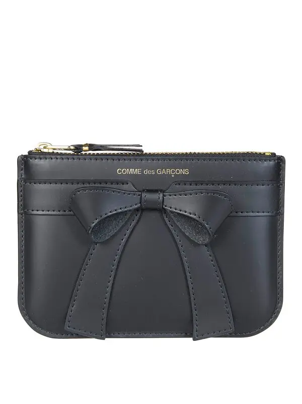 Comme Des Garçons Big Bow Wallet - Nero