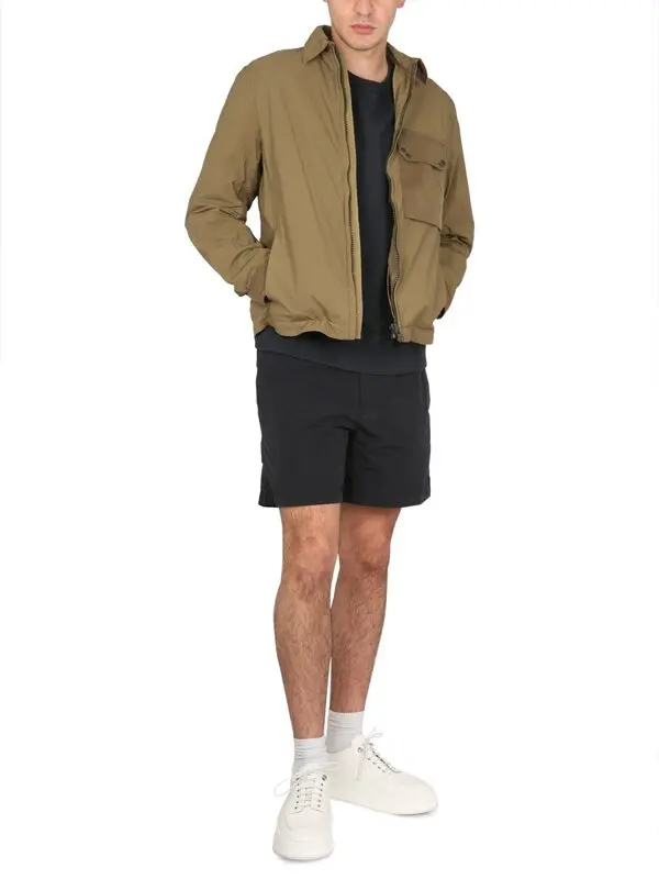 TEN C Zip-up Shirt Jacket